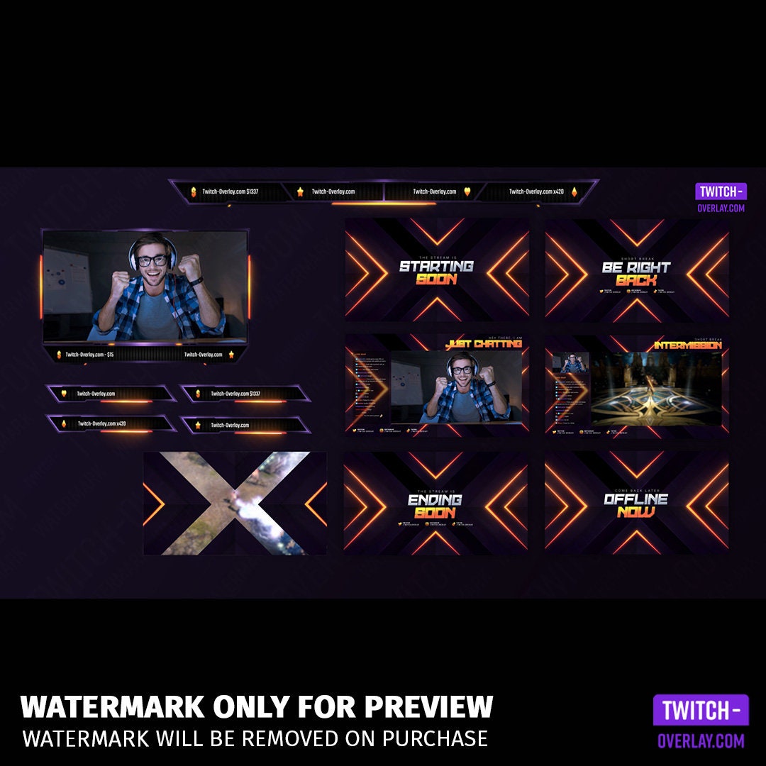 Ignition Stream Package: A Fiery and Vibrant Streaming Overlay for ...