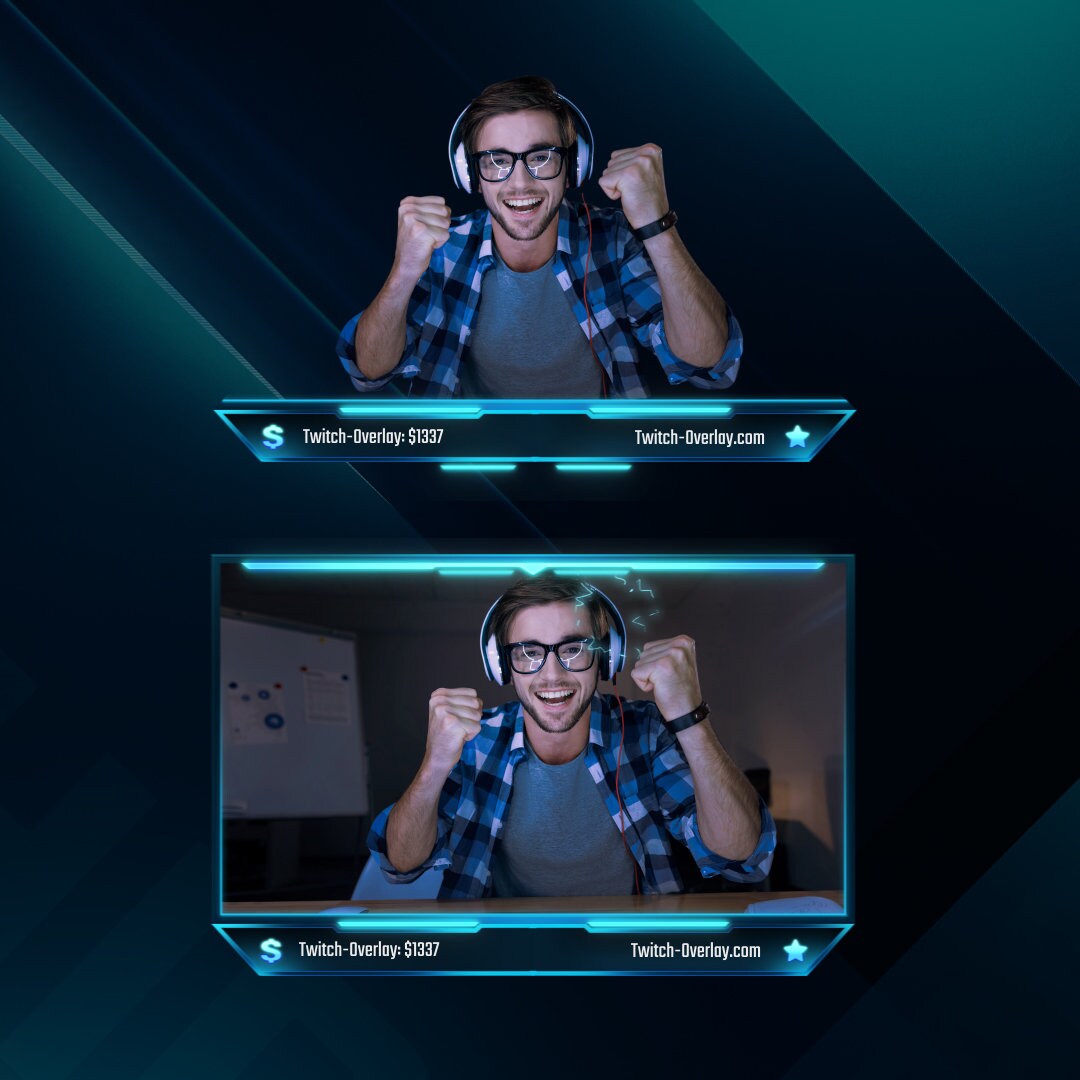 High Voltage Animated Webcam Bundle/webcam Frames/webcam Borders ...