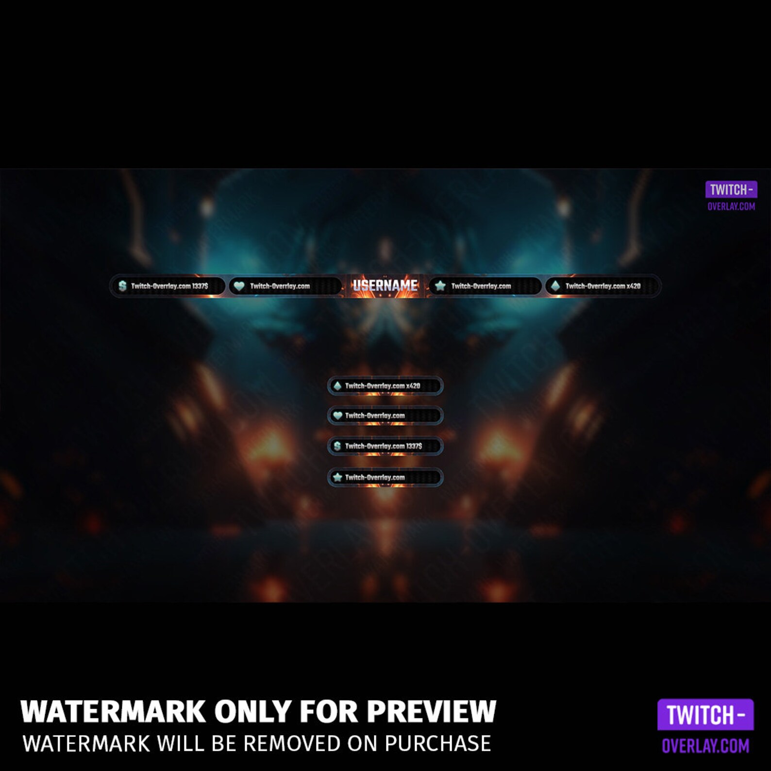 Inner Sanctum Stream Package | Epic Stream Overlay, RPG Stream Overlay ...