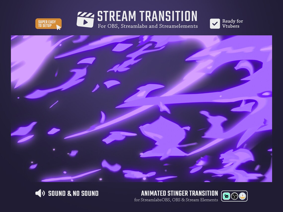 Fire and Flame Pastel Purple Cartoon Transition / Vibrant Stream ...