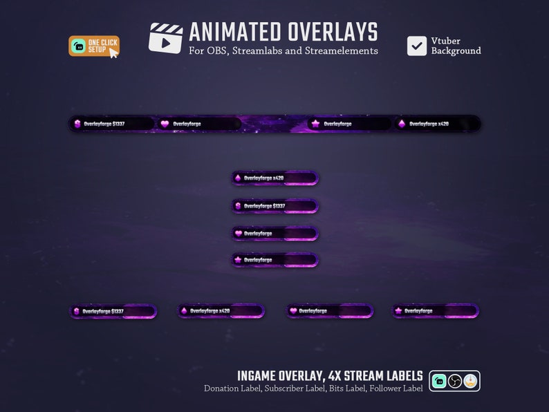 Sea of Stars Stream Pack / Night Theme/ocean Overlay/transition/twitch ...