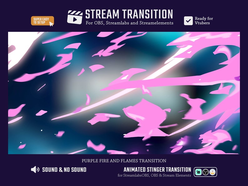 Fire and Flame Pastel Pink Cartoon Transition / Vibrant Stream ...