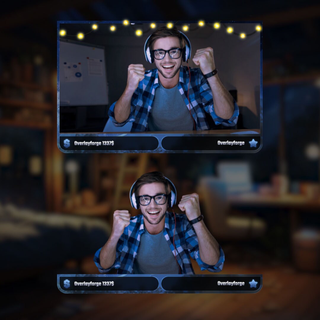 Cozy Nights Lofi Overlay Bundle/webcam Frames/webcam Borders/animated ...