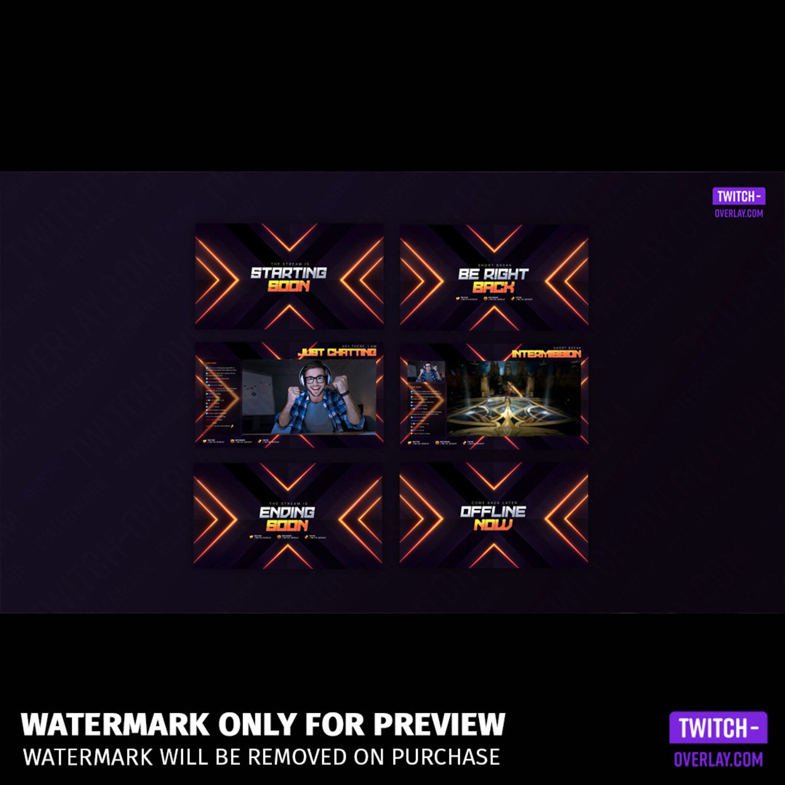 Ignition Stream Package: A Fiery and Vibrant Streaming Overlay for ...