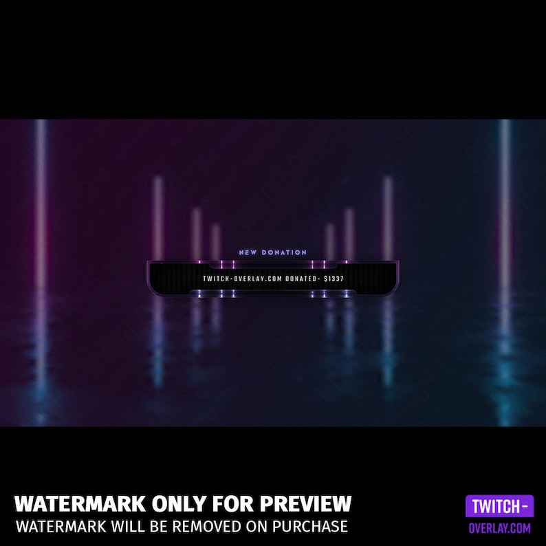 Pillars of Light Stream Package | Futuristic Stream Overlay, Neon ...