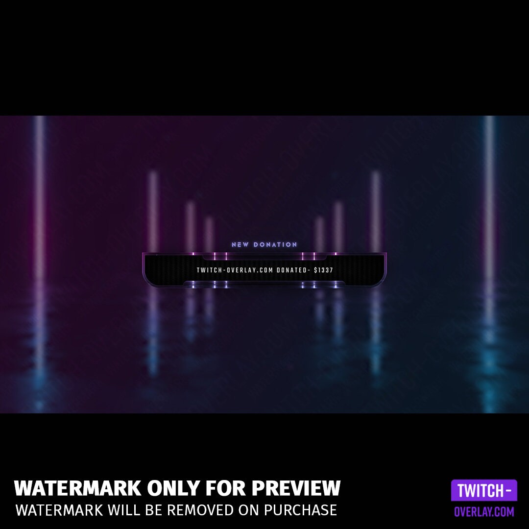 Pillars of Light Stream Package | Futuristic Stream Overlay, Neon ...