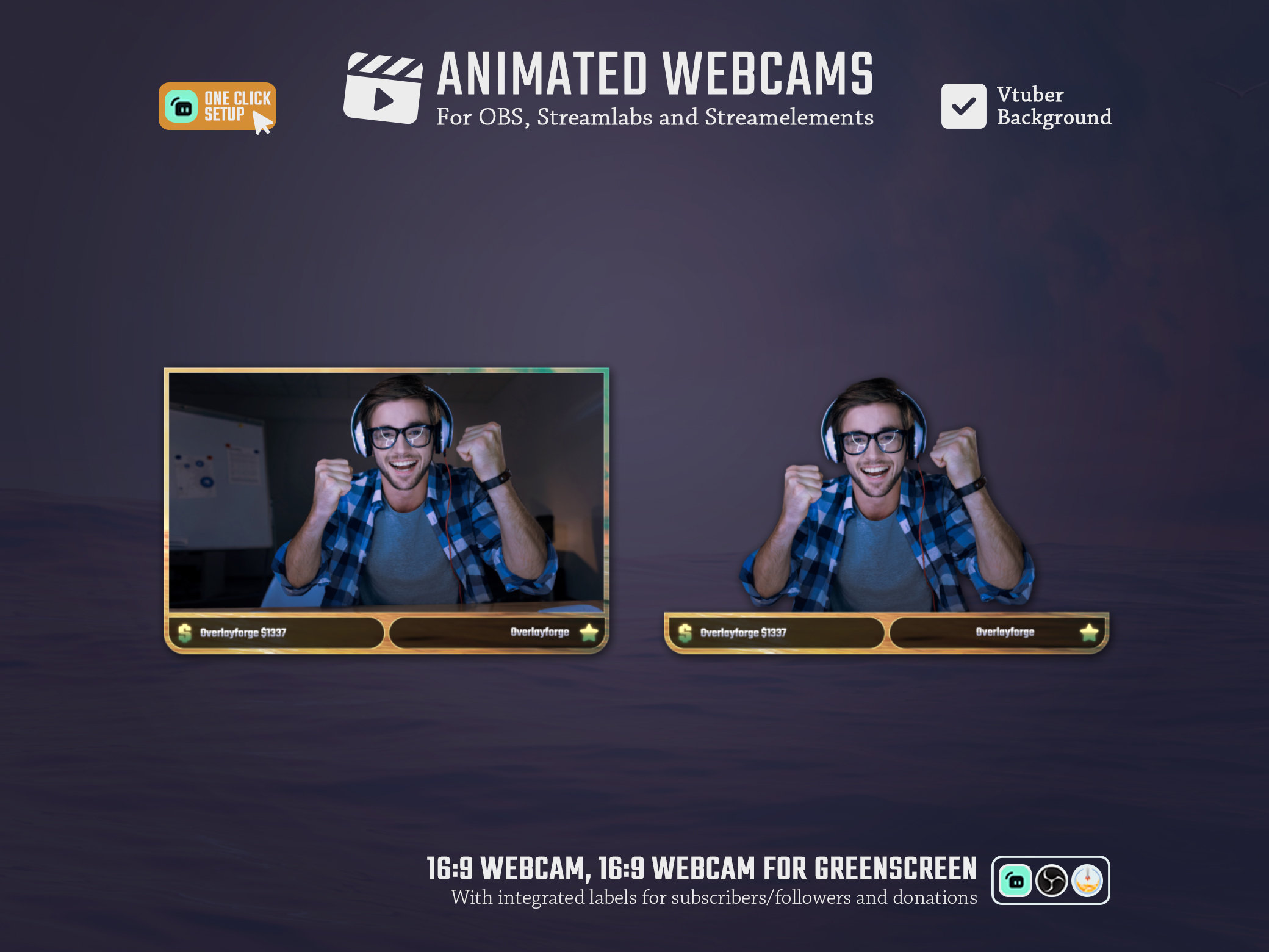 Ocean Sunset Stream Pack / Chill Theme/chill/stream Overlay/transition ...