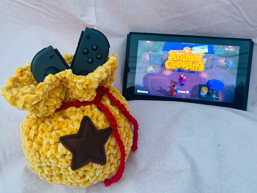 Animal Crossing New Horizons Drawstring Bell Bag Crochet - Etsy
