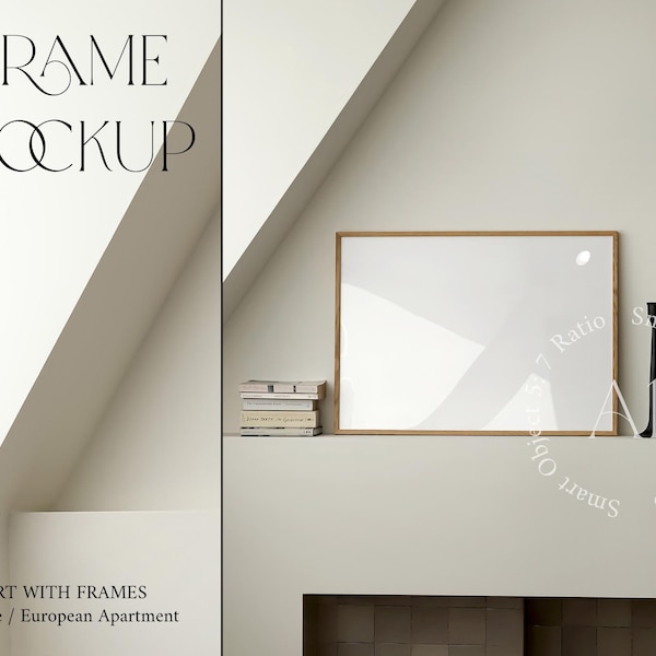 Horizontal Gallery Mockup - Etsy