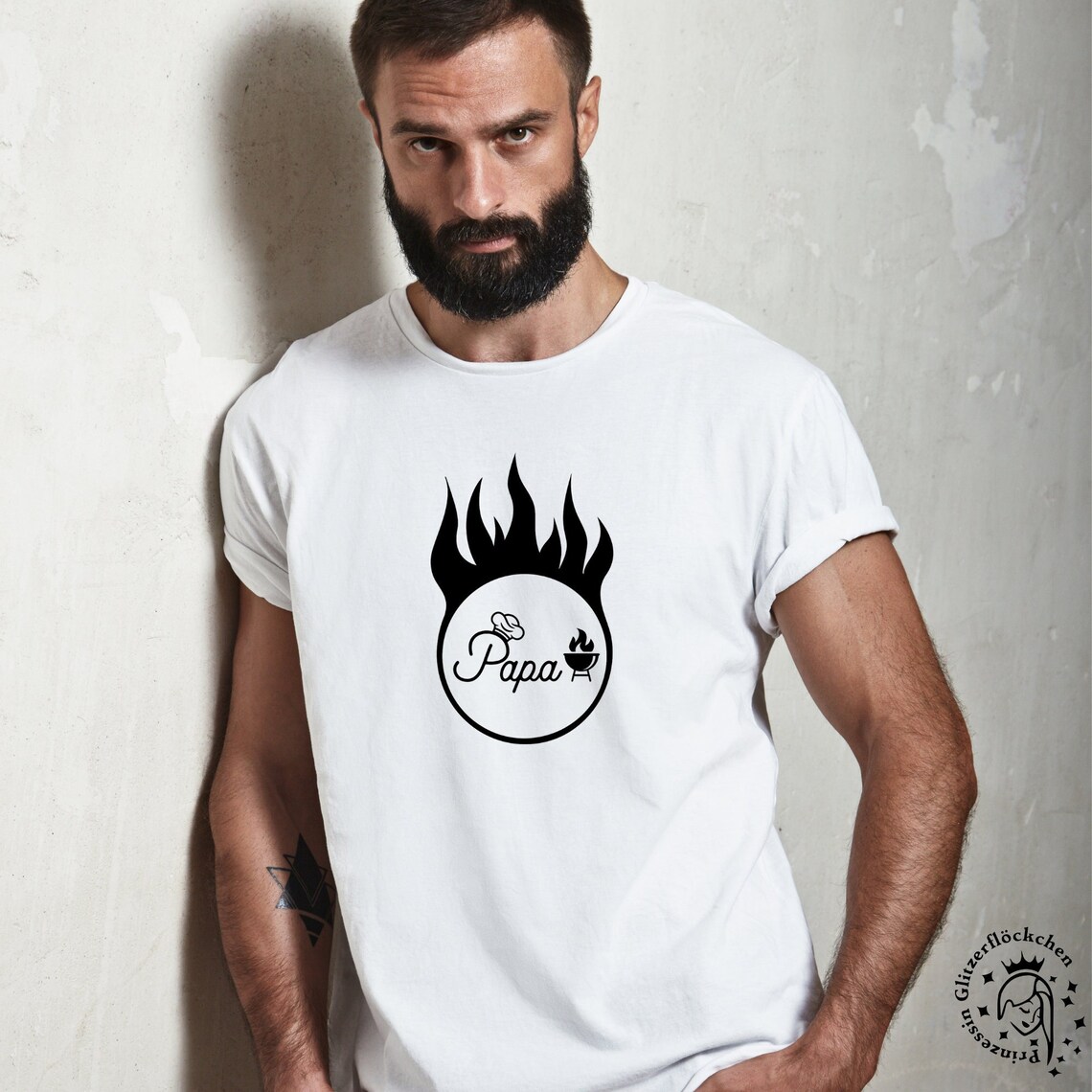 Plotterdatei Papa Grill Vatertag - Etsy.de