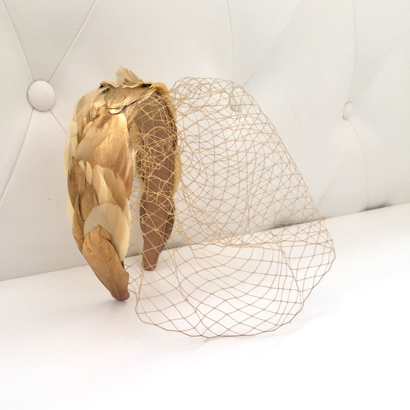 Gold Headdress - Etsy