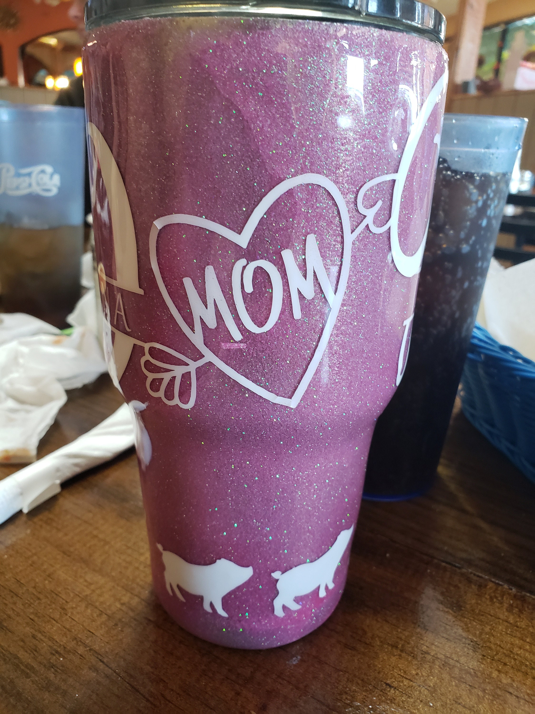 Custom Made Tumbler W/ Lid - Etsy