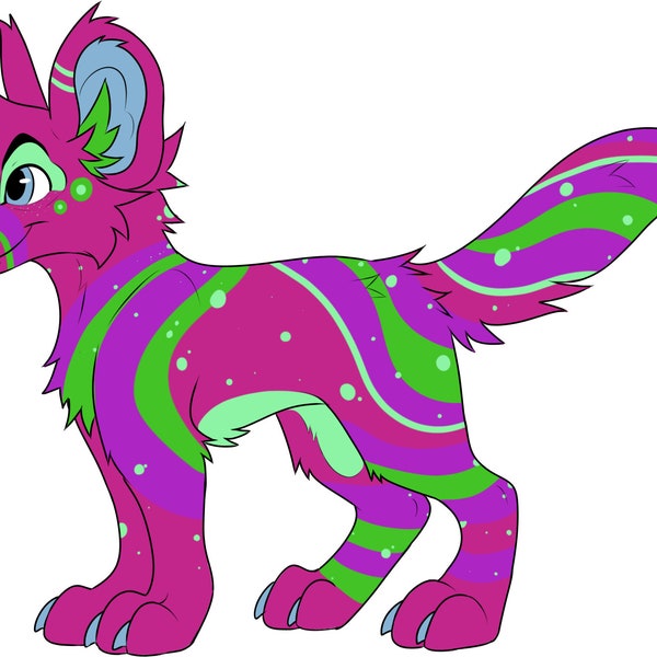 African Wild Dog Adopt - Etsy