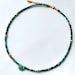 ZOE/ Collier ras du cou en turquoise africaine et amazonite Bohème chic ...