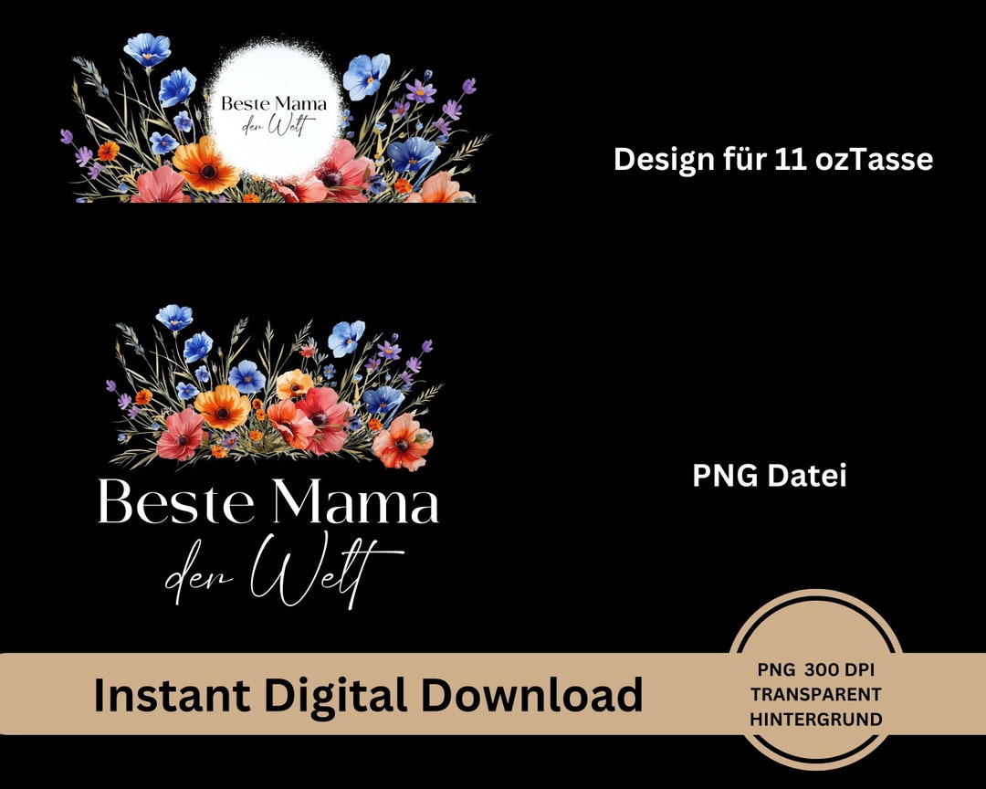 Beste Mutter Der Welt | Geschenk Für Muttertag | Sublimieren Design ...