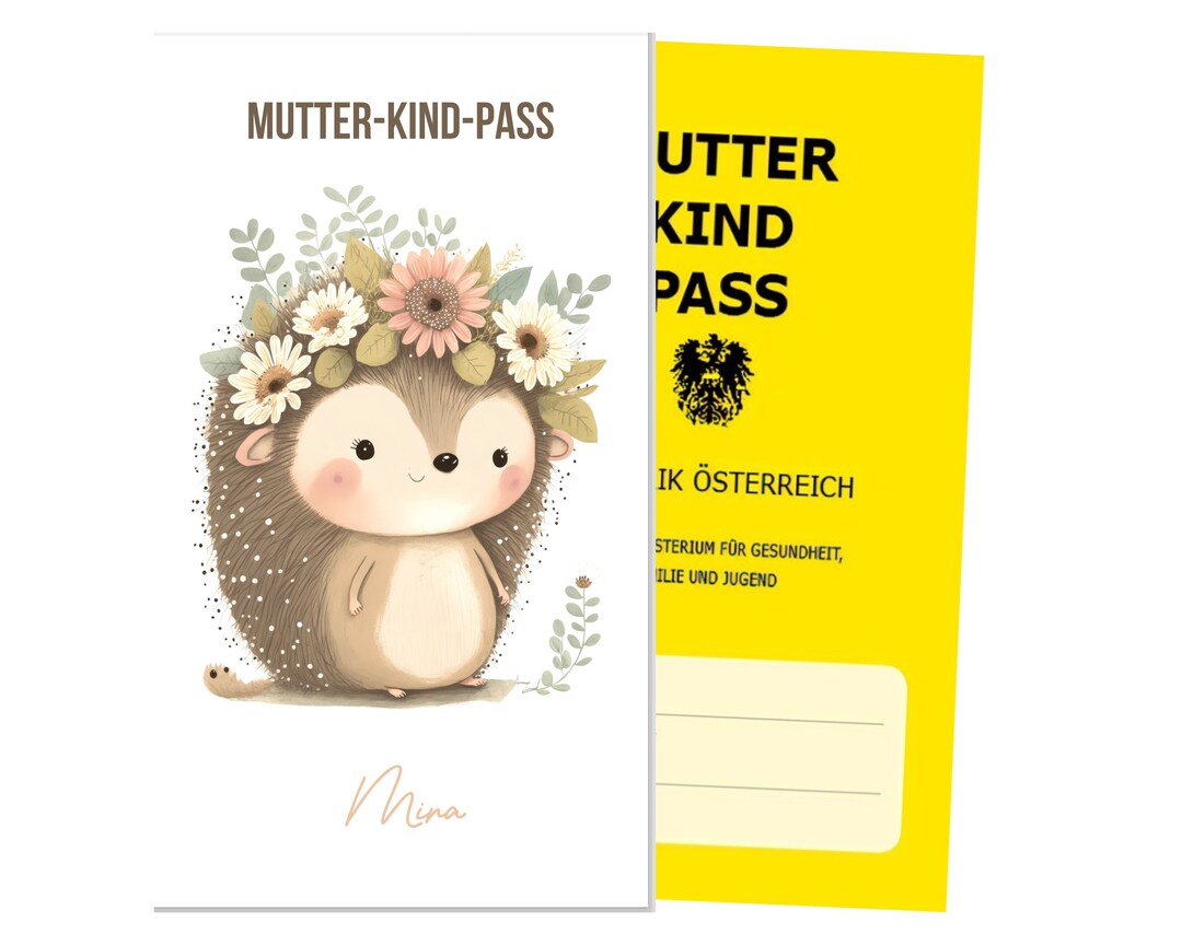 Mutterpasshülle Personalisiert Mit Namen, Mutter Kind Pass Hülle ...
