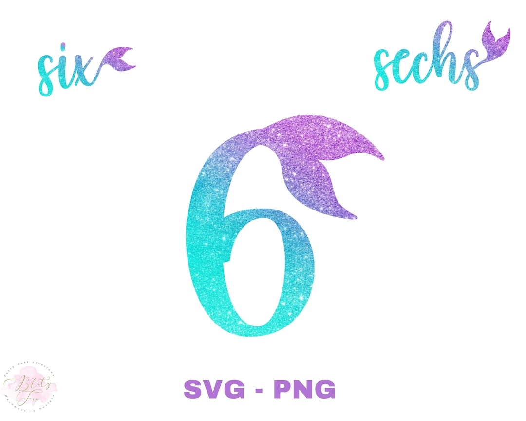 Mermaid Sixth Birthday | 6 Birthday | Sechste Geburtstag | Meerjungfrau ...