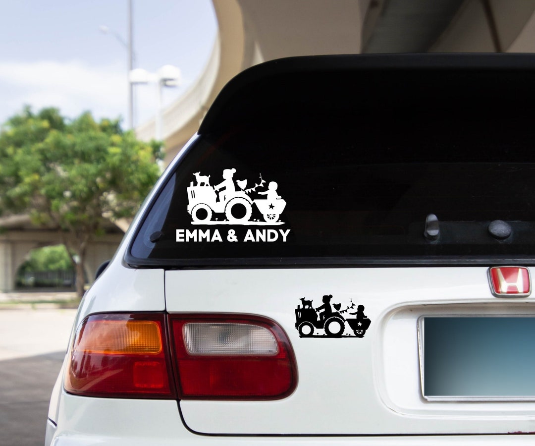 Autoaufkleber Personalisiert Geschwister Namen Selbst Gestelten ...