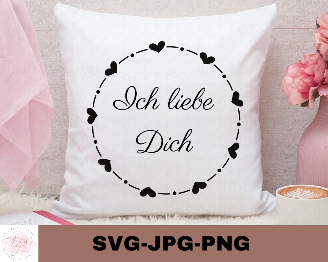 Ich Liebe Dich| I Love You| Cricut | Plotterdatei | Winter Aufkleber ...