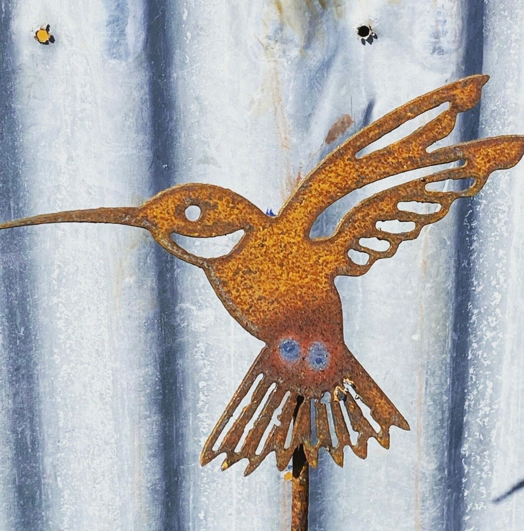 Humming Bird Metal Art, Laser Cut Metal Honeyeater Art, Metal Humming ...
