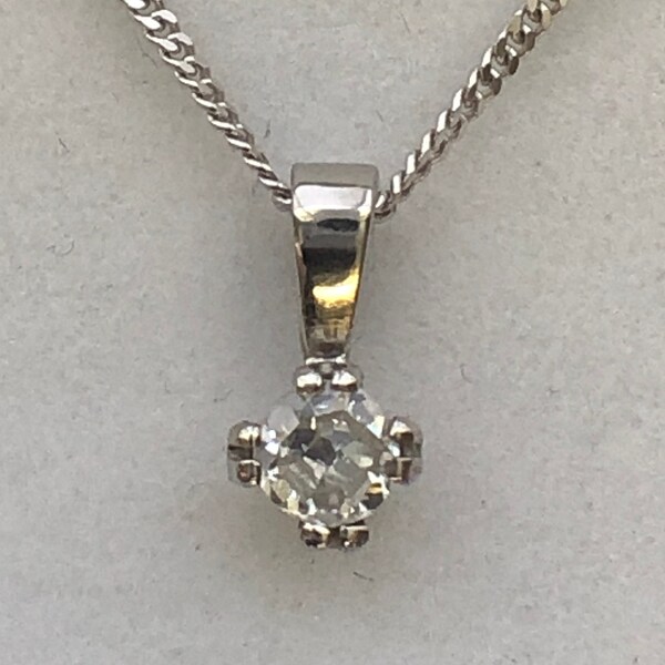 Platinum Pendant - Etsy