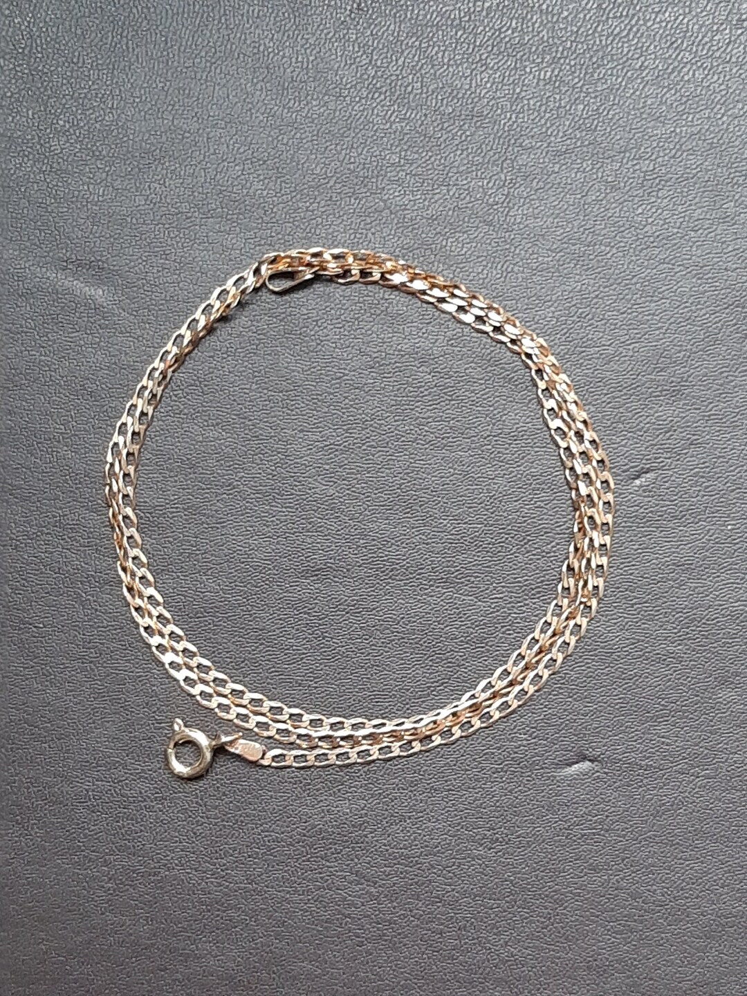 A Vintage 16 Inch 9ct Gold Curb Chain - Etsy