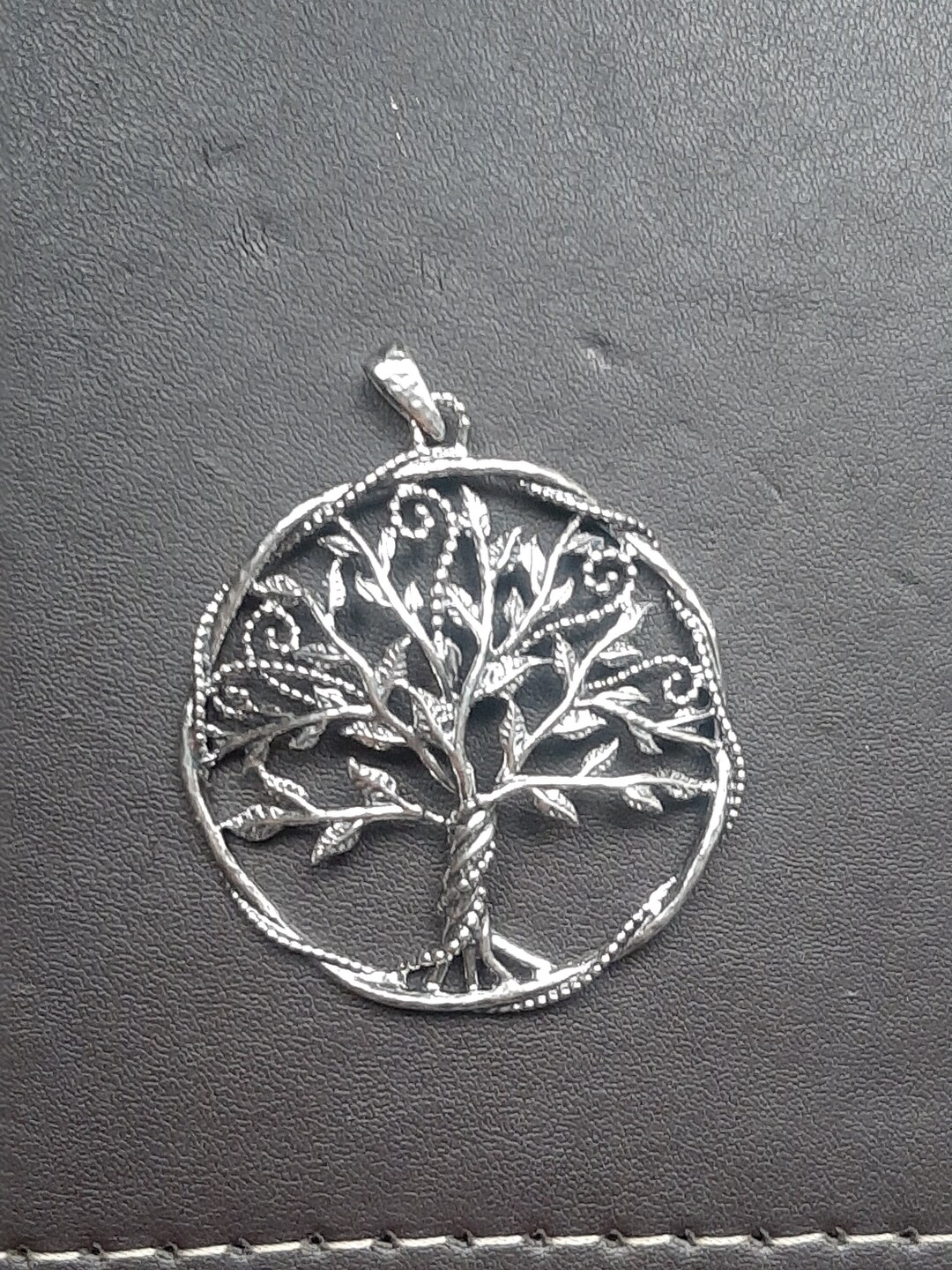 A Vintage Large Silver Tree of Life Pendant - Etsy