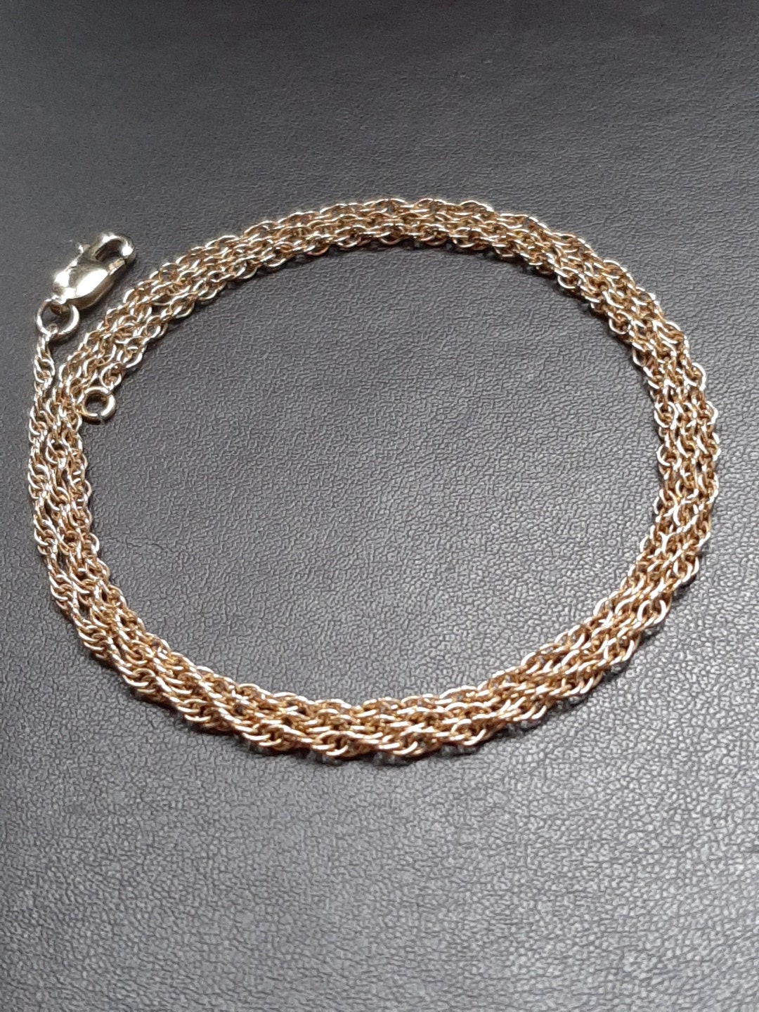 A Vintage 20 Inch 9ct Solid Gold Prince of Wales Link Chain - Etsy