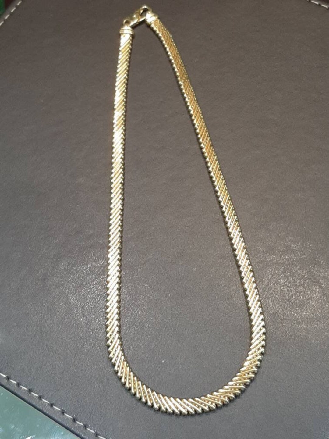 A Vintage 9ct Gold Collarette - Etsy