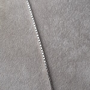 A Vintage 19 Inch Silver Box Link Pendant Chain - Etsy