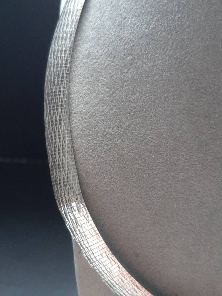 A Vintage Silver Mesh Link Collarette. - Etsy