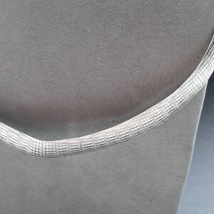 A Vintage Silver Mesh Link Collarette. - Etsy