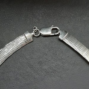 A Vintage Silver Mesh Link Collarette. - Etsy