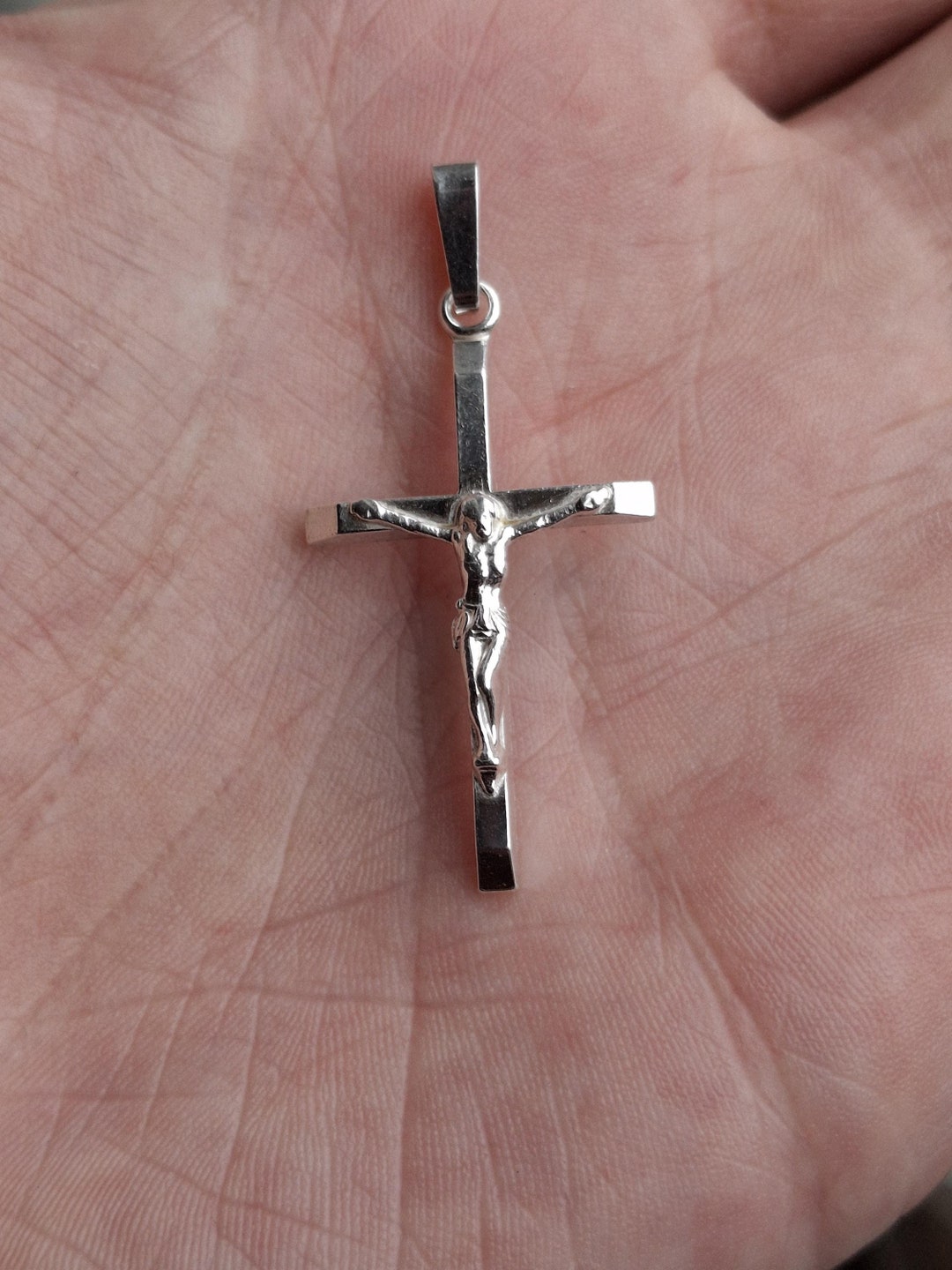 A Silver Cross Pendant - Etsy