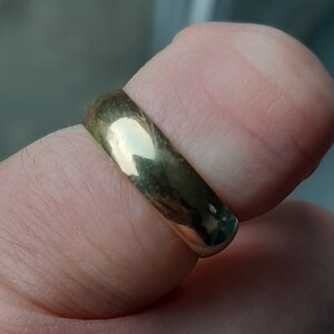A Vintage 9ct Gold Wedding Ring - Etsy