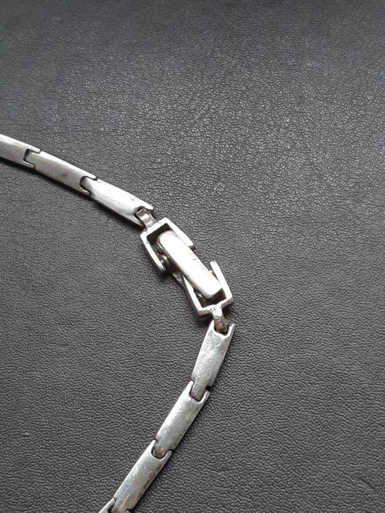 A Vintage Silver Mother of Pearl and Marcasite Collarette - Etsy