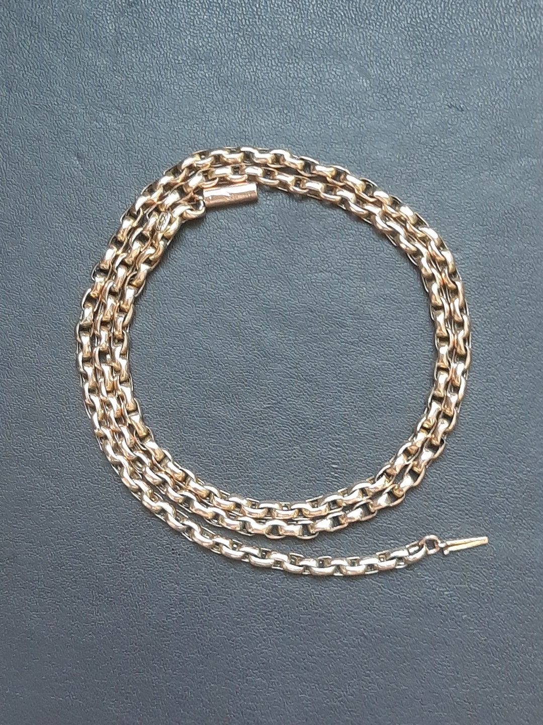 An Antique Edwardian 9ct Gold Chain - Etsy