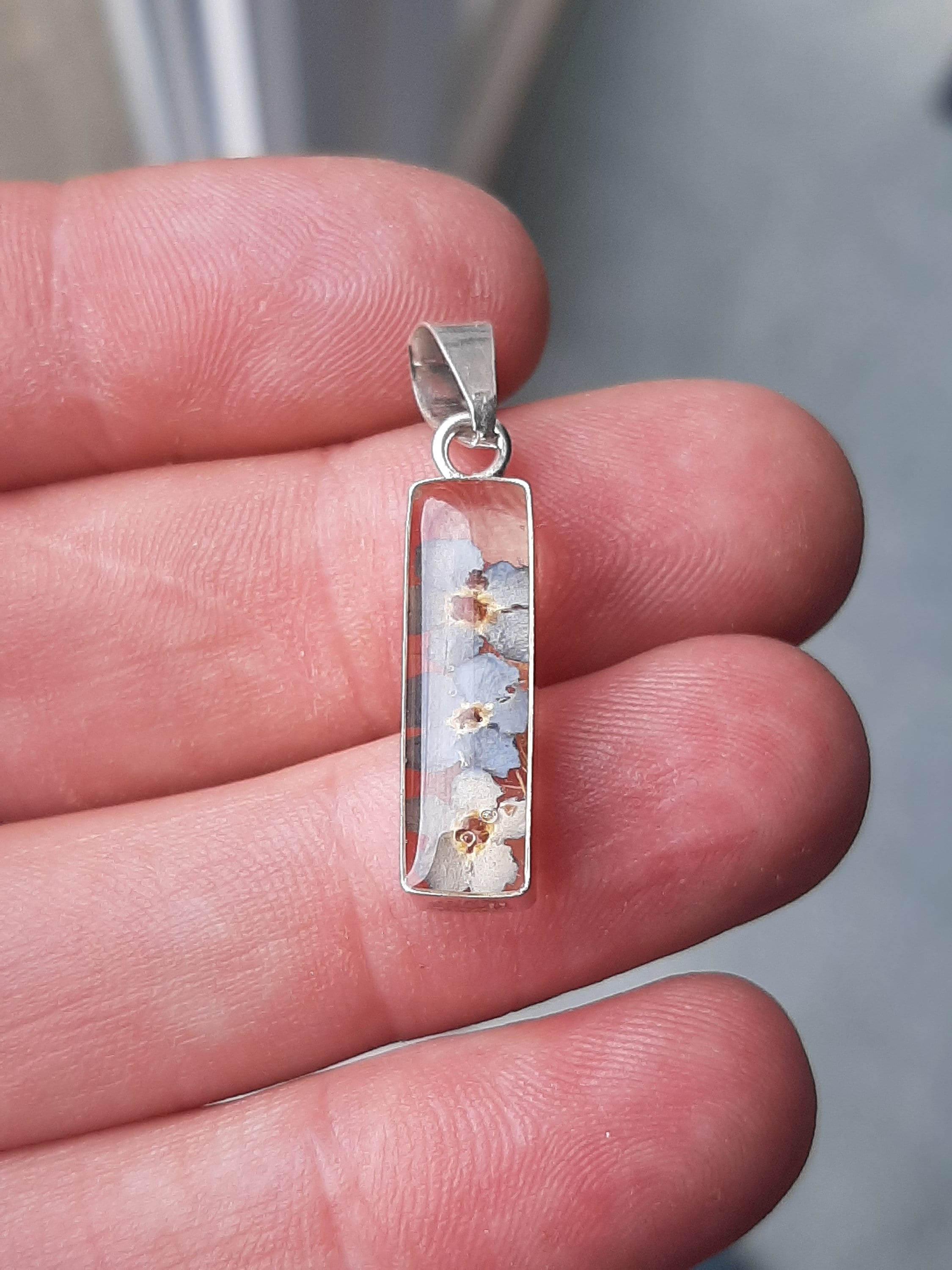 A Vintage Silver Forget Me Not Pendant - Etsy