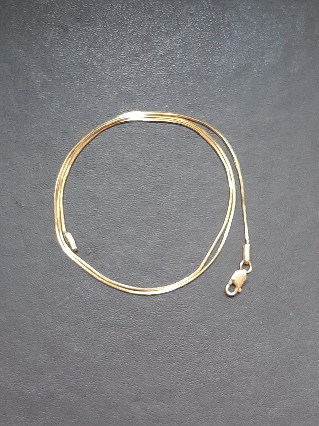 A Vintage 18ct Gold Snake Link Chain - Etsy