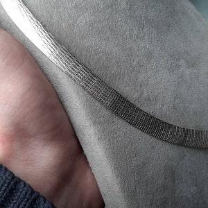 A Vintage Silver Mesh Link Collarette. - Etsy