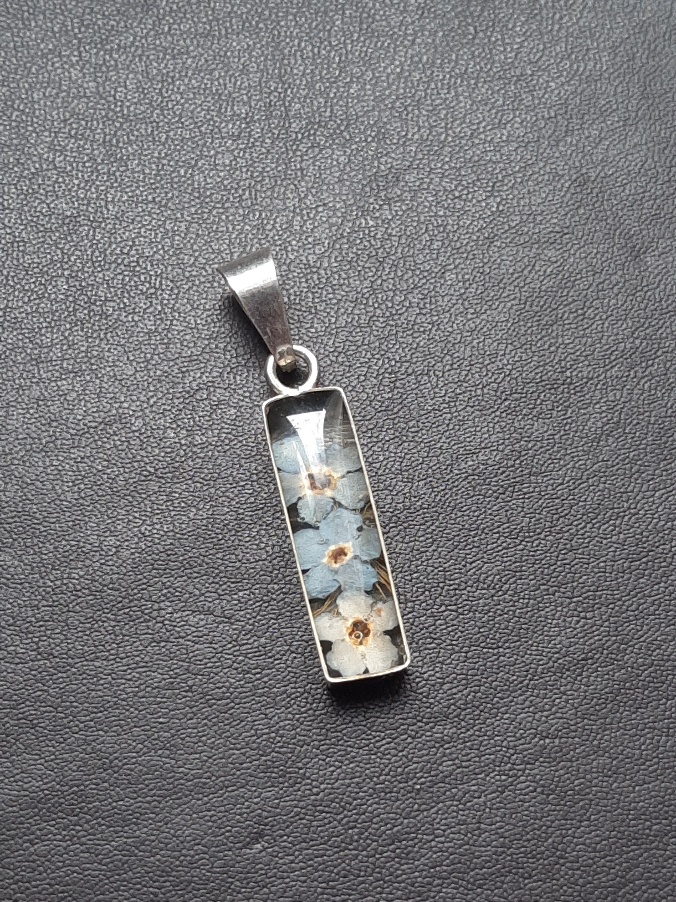 A Vintage Silver Forget Me Not Pendant - Etsy