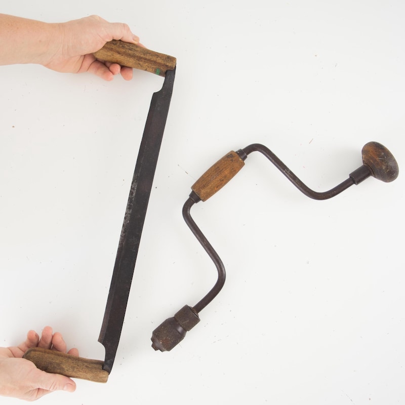 Antique Hand Crank Drills - Etsy