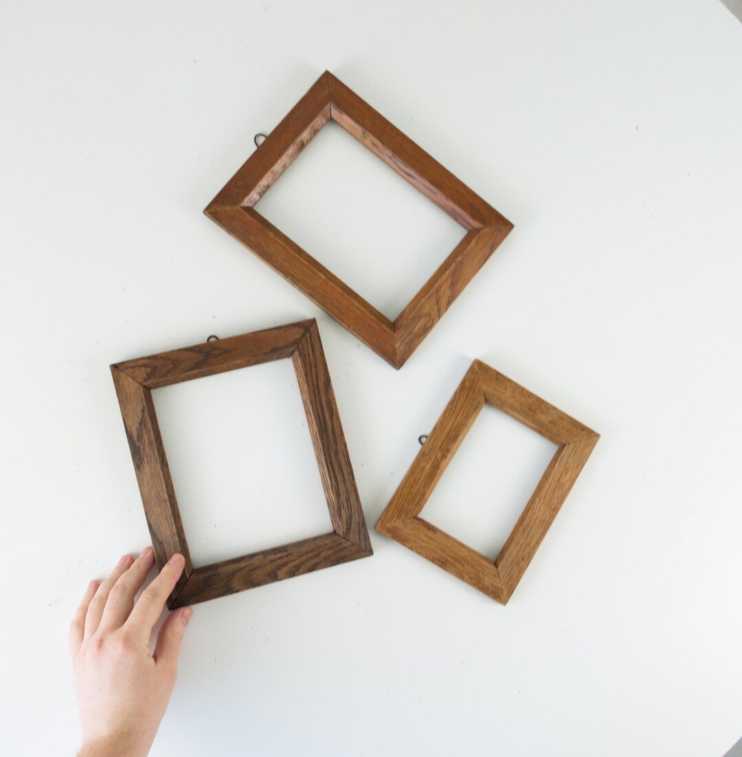 Vintage Wooden Frame, Vintage Photo Frame, Vintage Picture Frame, Wall ...