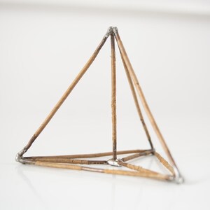 Vintage Geometric Metal Model, Educational Metal Model, Teaching Aid ...