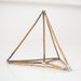 Vintage Geometric Metal Model, Educational Metal Model, Teaching Aid ...