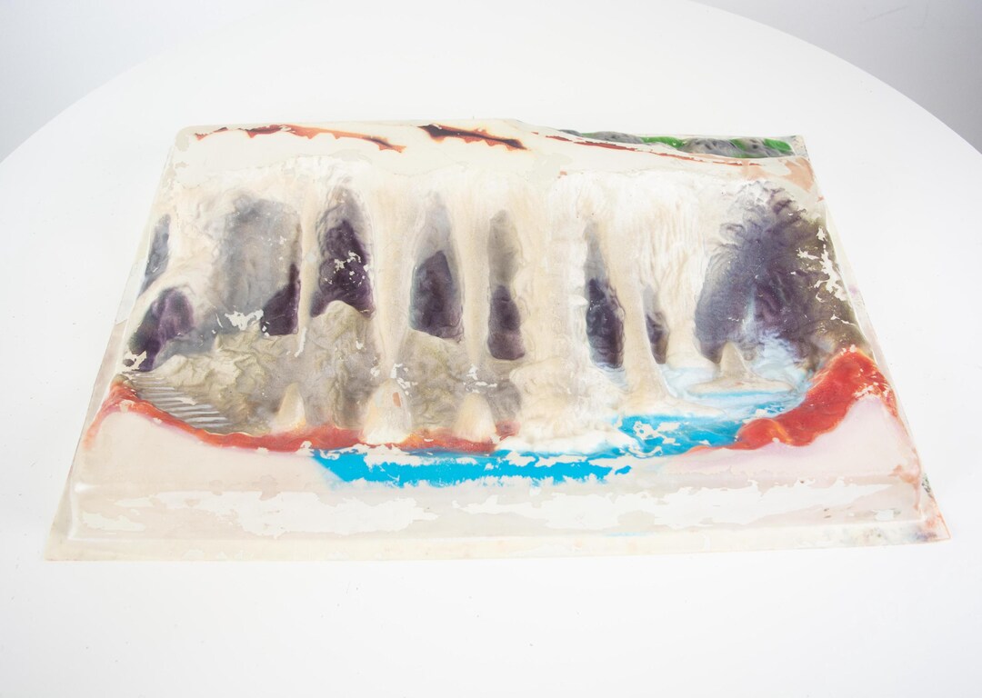 Vintage Diorama, Vintage Cave With Stalactites, Vintage Cave Diorama ...