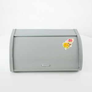 Vintage Metal Bread Box. Vintage White Bread Box Container. Mid-century Bread Box. 70s Bread Box ...