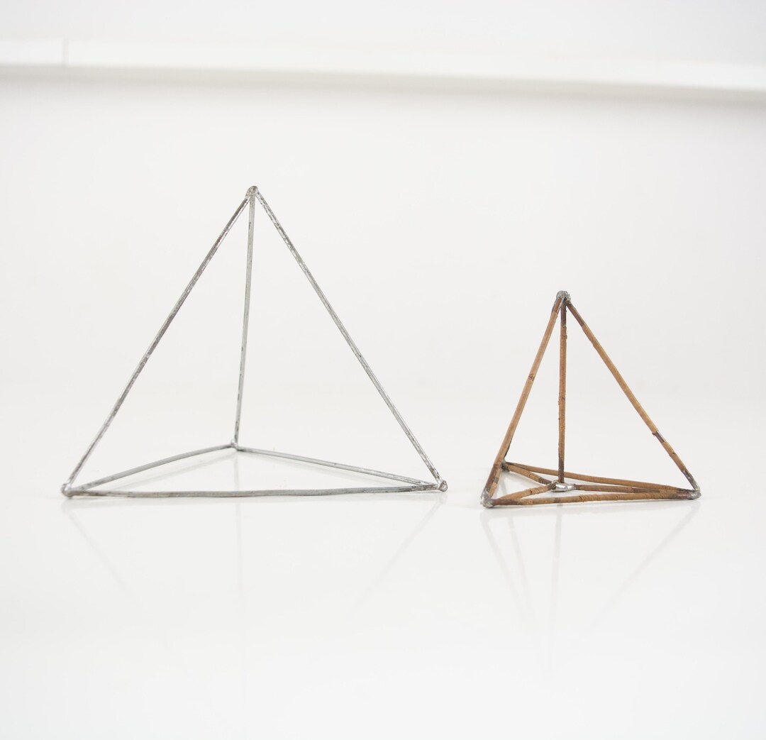 Vintage Geometric Metal Model, Educational Metal Model, Teaching Aid ...