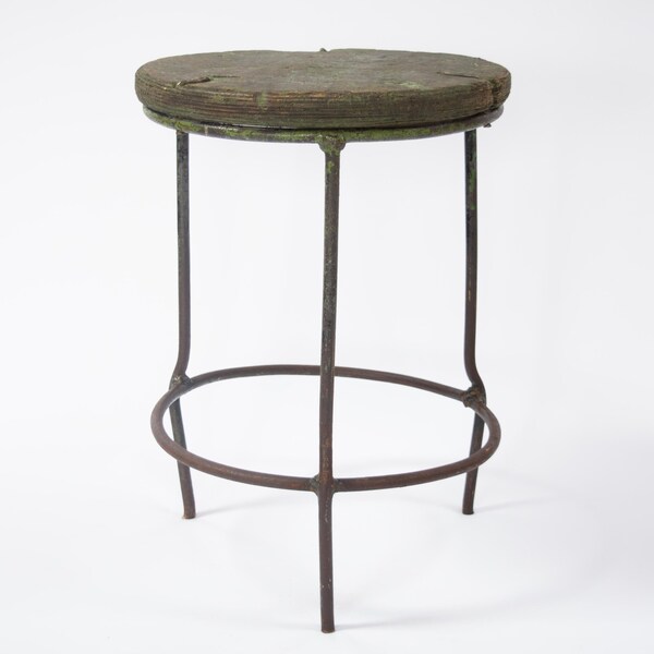 Vintage Metal Stool - Etsy