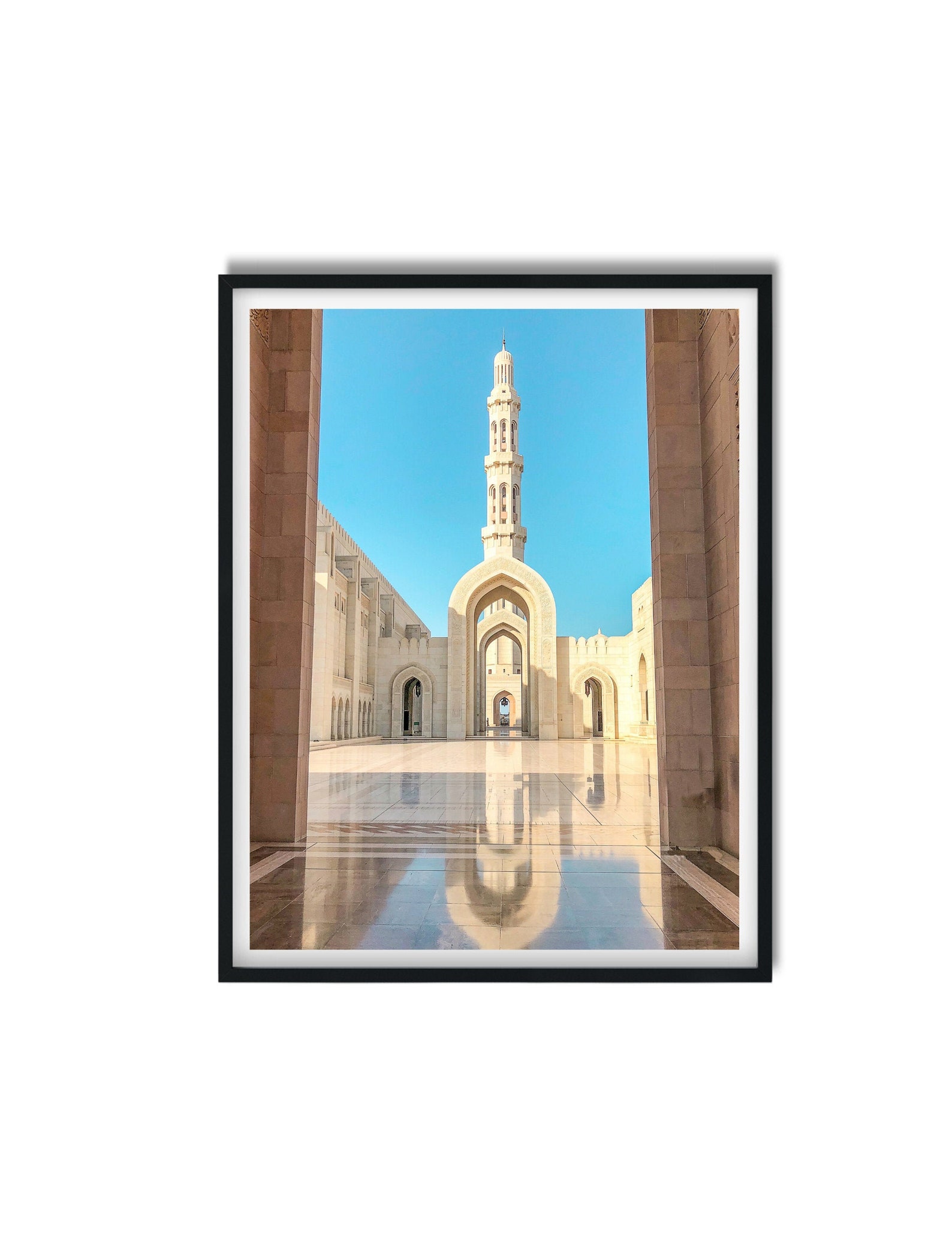 Mosque Wall Art, Digital Print, Islamic Art Print, Muslim, Landscape ...